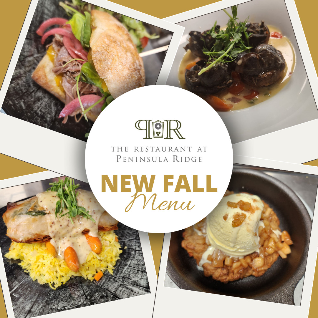 Fall Menus - Peninsula Ridge